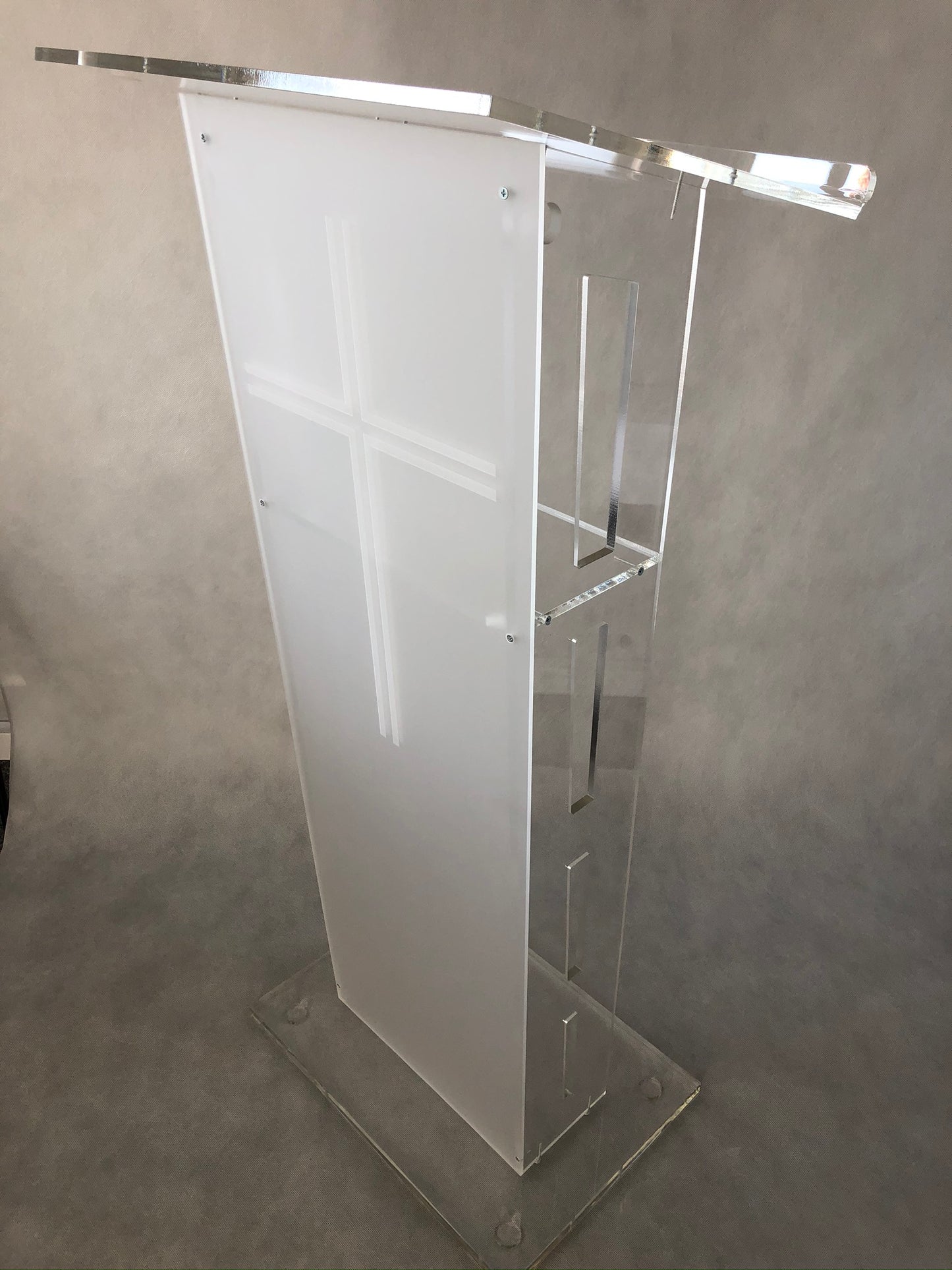 Rednerpult aus Acrylglas MP-LD – rednerpult-solid